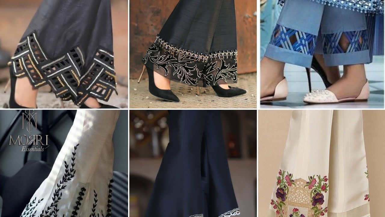 stylish plazo design - YouTube