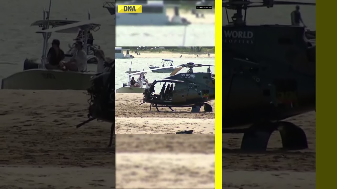 Mid-air accident: Two helicopters collide near Australia's Sea World ...