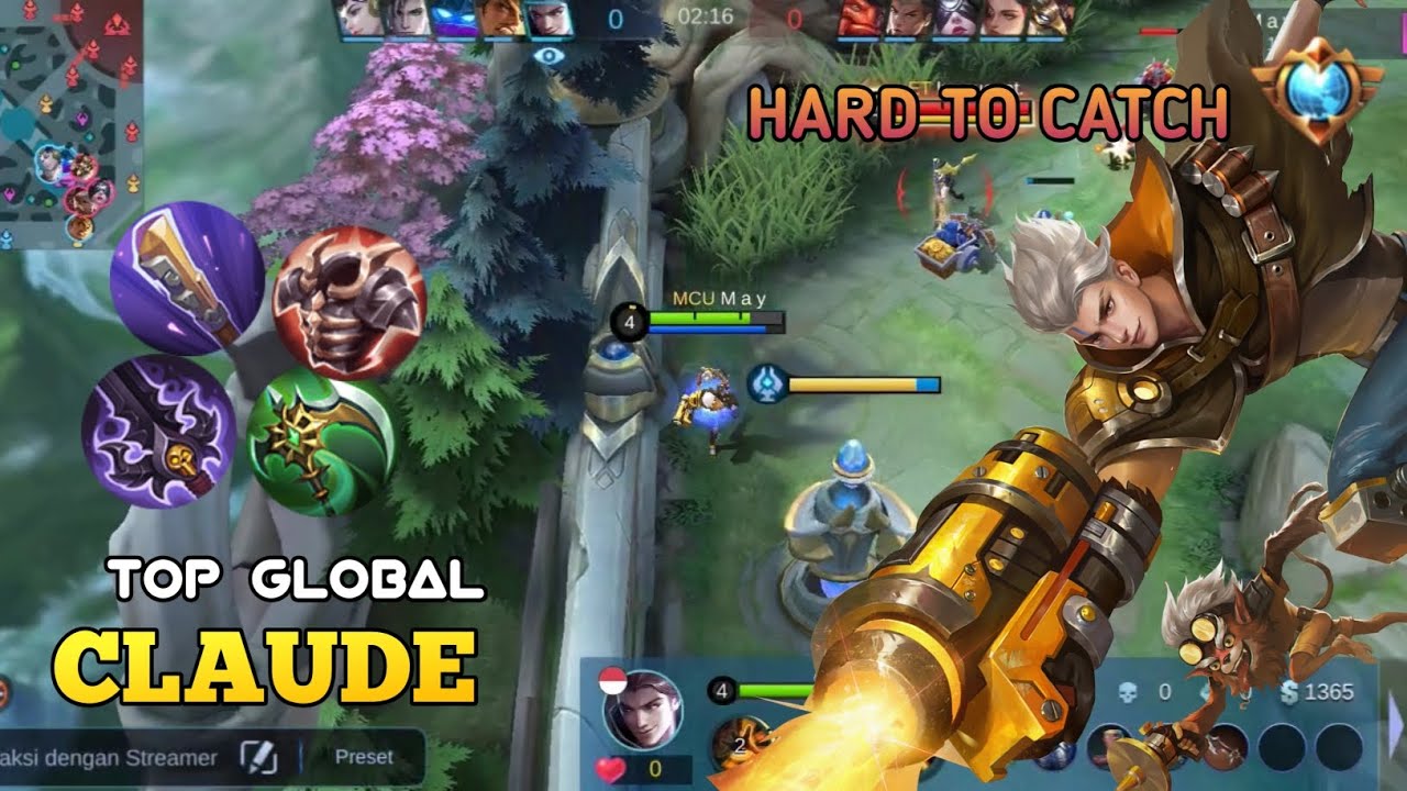 LET'S CATCH ME!!! BEST BUILD CLAUDE 2023 - MOBILE LEGENDS - | TOP ...