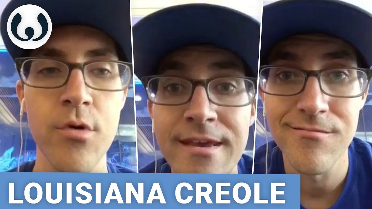 Michael speaking Kouri-Vini | Louisiana Creole language | Wikitongues ...