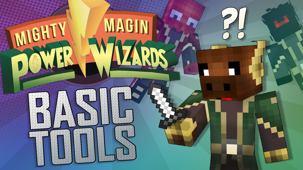Minecraft - Mighty Magin Power Wizards #2 - Basic Tools - YouTube