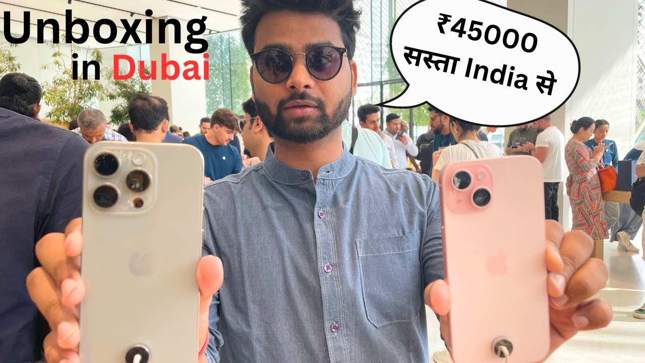 Buying iPhone 15 pro from Dubai ! #iphone15pro #iphone15series - YouTube