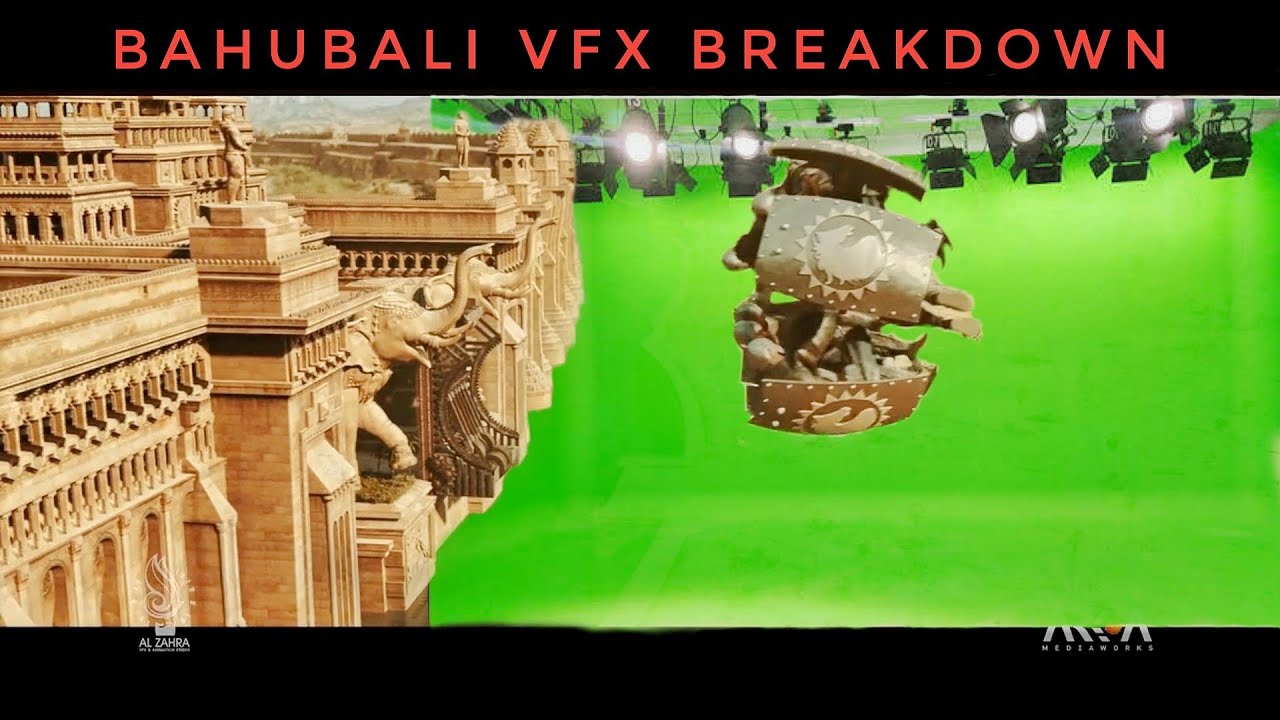 Bahubali 2 making l Prabas The Conclusion Vfx Breakdown - YouTube