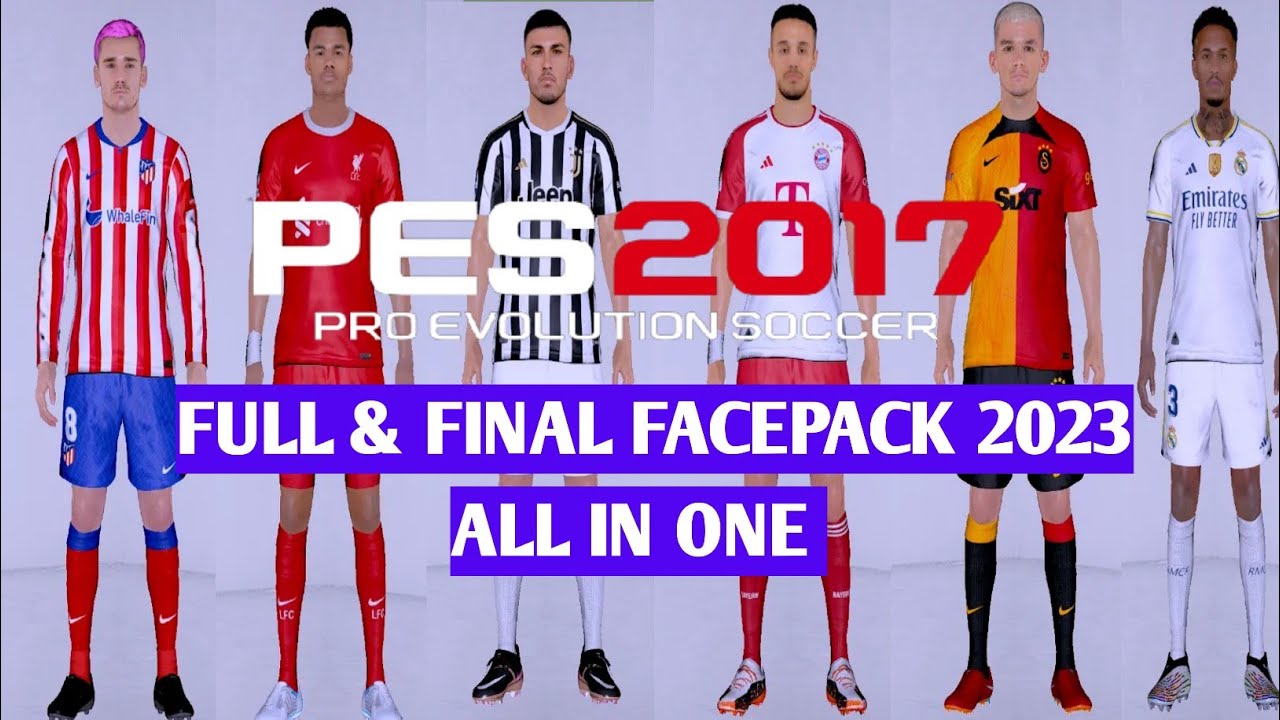 PES 2017 |MEGA FACEPACK FULL & FINAL AIO |COMPATIBLE WITH ALL PATCHES ...