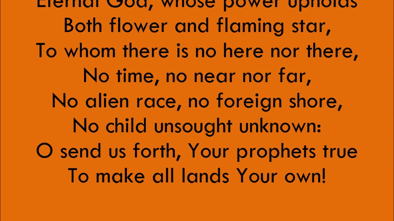 90 - Eternal God, Whose Power Upholds - YouTube