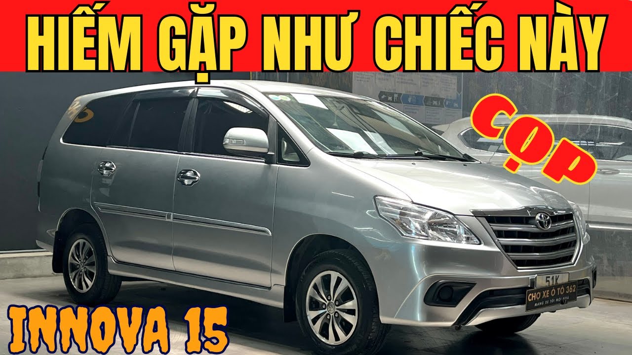 Rất Hiếm Còn Lại Chiếc Toyota Innova E 2015 Đẹp Đến Như Vầy - YouTube