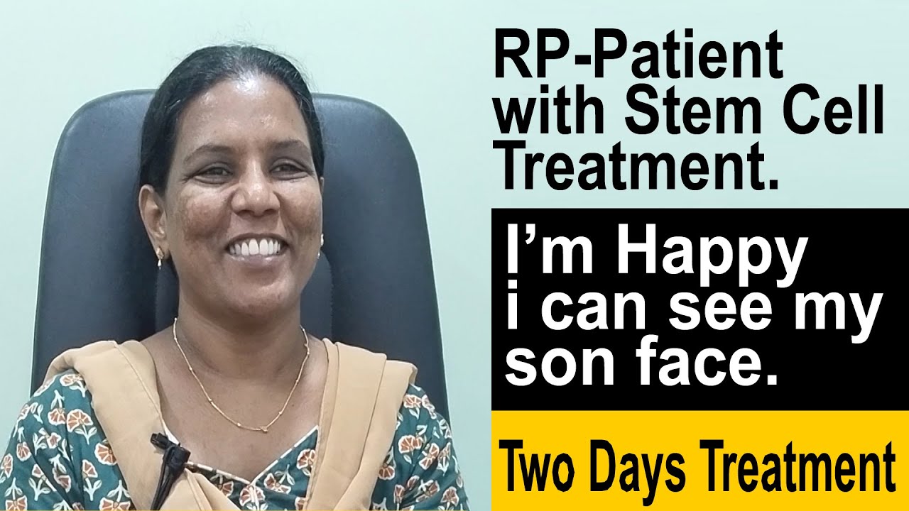 RP PATIENT WITH STEM CELL TREATMENT - 2 DAYS || I'm happy to see my son ...