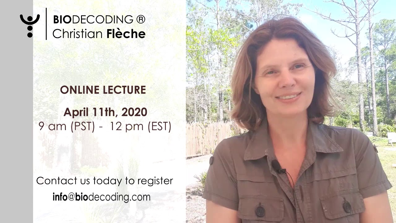 Biodecoding - Online Lecture April 11, 2020 - YouTube