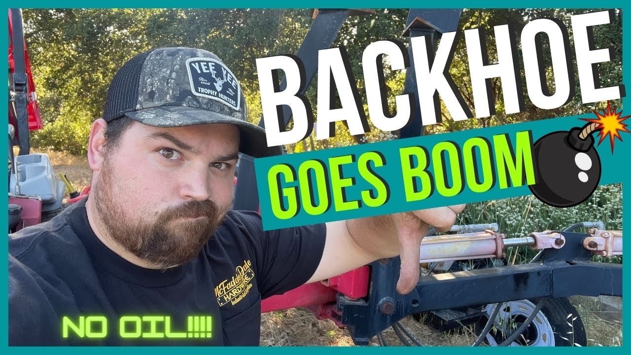 Blowing-up a Backhoe (Replacing with a Predator 420cc) - YouTube