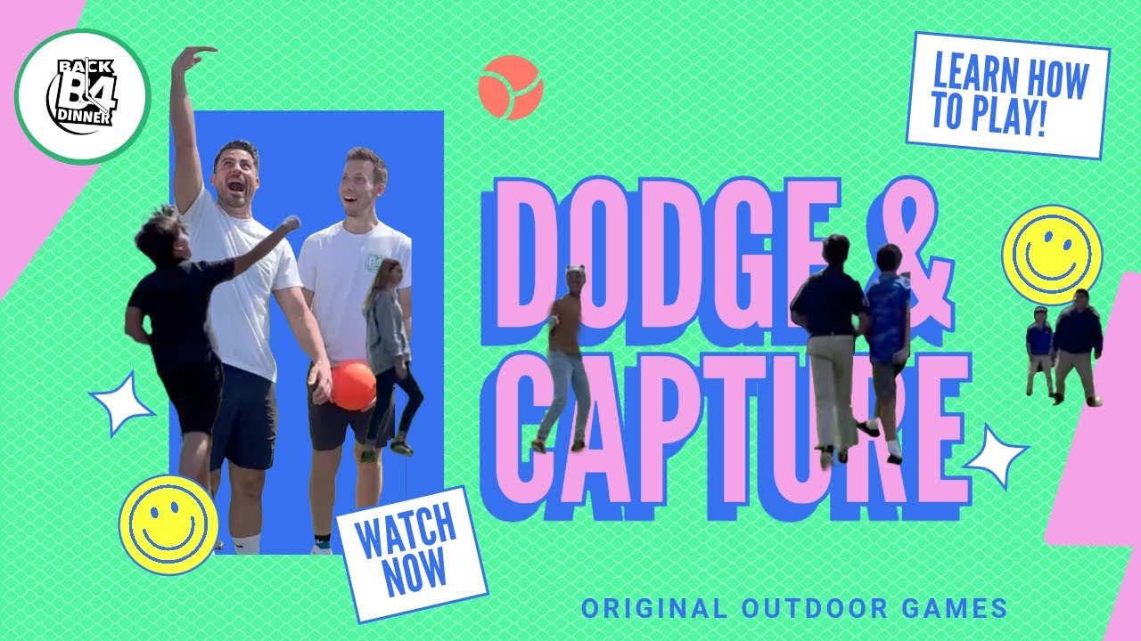 Four Team Dodgeball with a CRAZY Twist | Dodge & Capture - YouTube