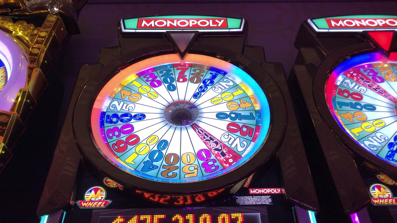 WMS Monopoly Luxury Diamonds Slot: Monopoly Wheel Bonus - YouTube