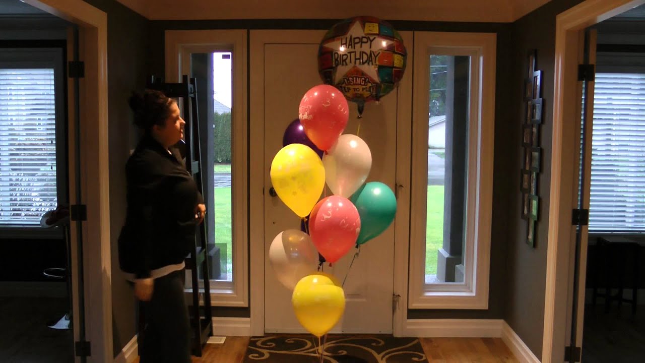 Perfect Sense Events - Singing Balloon Demo - YouTube