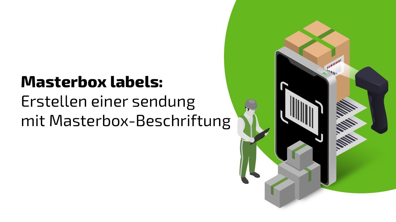 Masterbox Labels: Erstellen einer sendung mit Masterbox-Beschriftung - YouTube