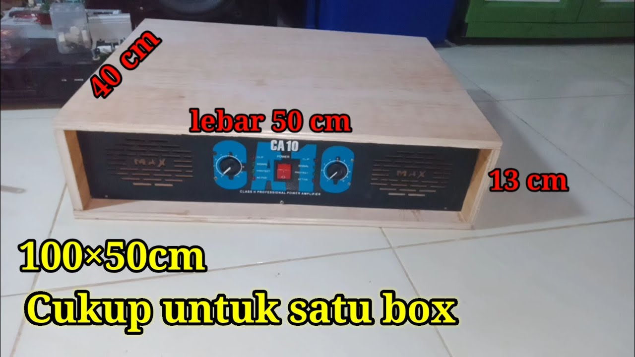 Review box power ca10 rakitan - YouTube