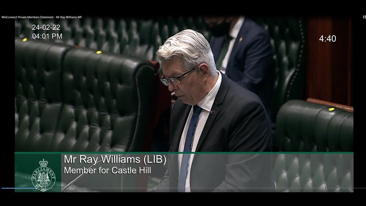 Embedded Network Rort - Mr Ray Williams MP - NSW Parliament Private ...