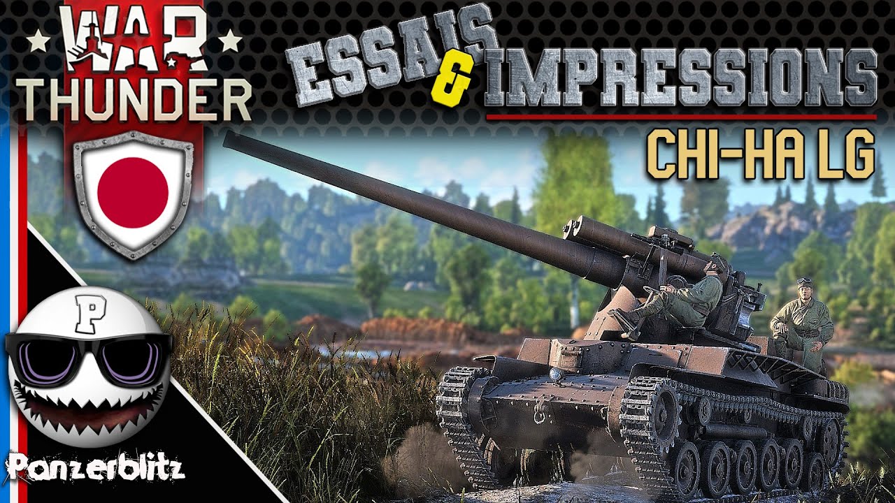 CANON AUTOMOTEUR CHI-HA LG - LE 120mm NAVAL QUI FAIT PEUR - WAR THUNDER ...