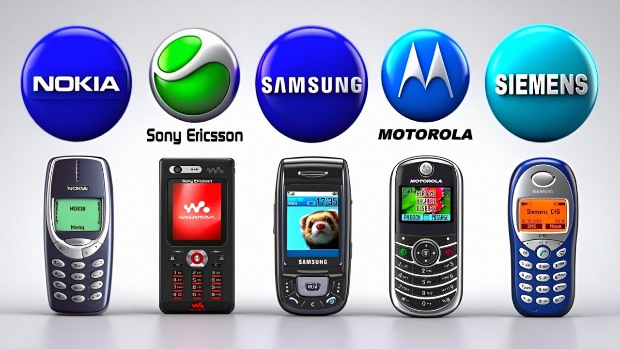 Legendary Ringtone From 5 Famous Phone Brands - YouTube