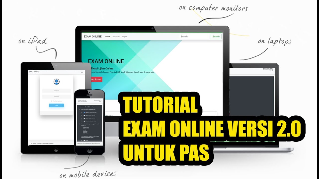 Tutorial Exam Online 2.0 Untuk PAS - YouTube