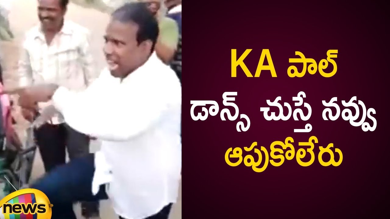 KA Paul Funny Dance Election Campaign In Live | KA Paul Funny Dance ...