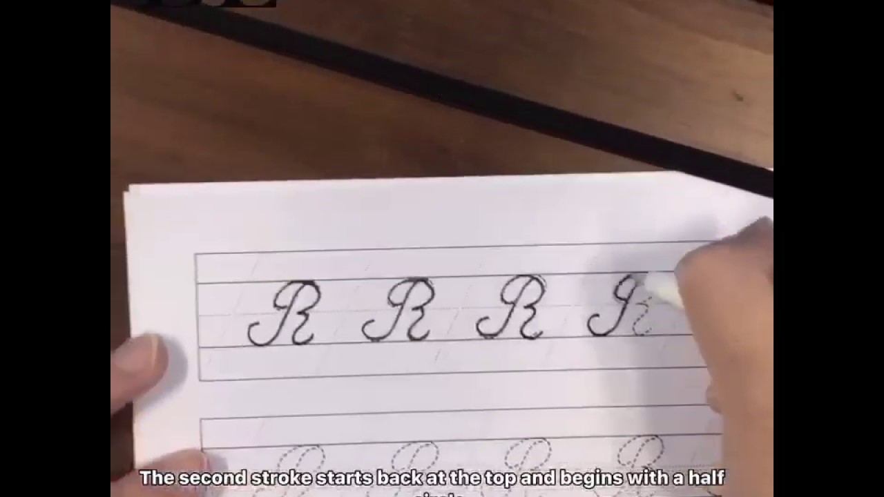 Capital letter R - YouTube