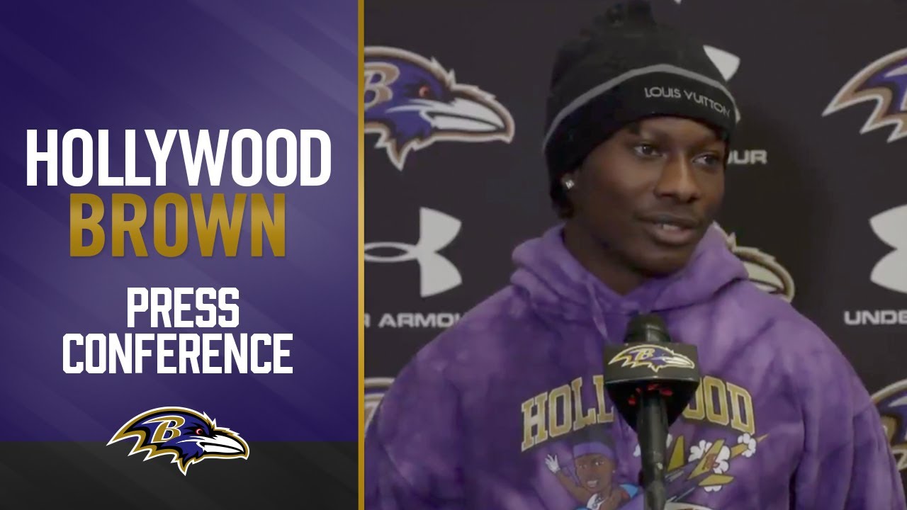 Hollywood Brown: My Goal Is to Stay Healthy | Baltimore Ravens - YouTube