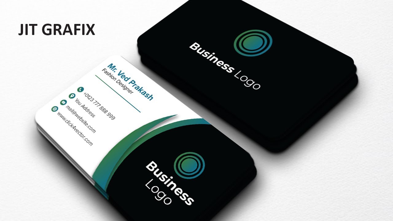 International Business card design tutorial adobe illustrator ...