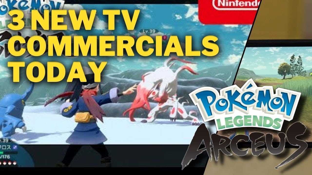 3 NEW TRAILERS - Pokemon Legends Arceus - Gameplay & more - YouTube