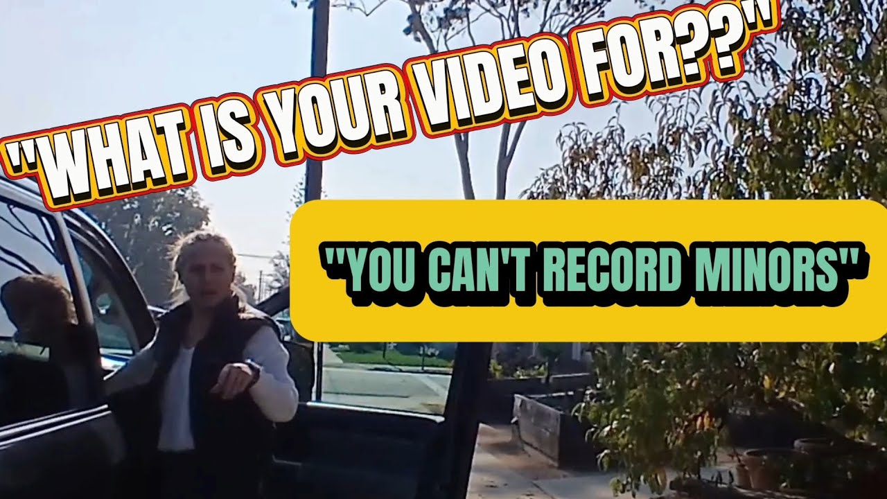 "YOU CAN'T RECORD MINORS, WHAT IS THIS FOR? DO YOU TYPICALLY ASK FOR PERMISSION?" - YouTube