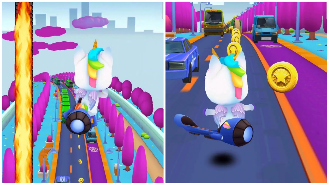PLAY GAME UNICORN RUNNER 2 MAGICAL RUNNING ADVENTURE #58 | SHORT VIDEO ...
