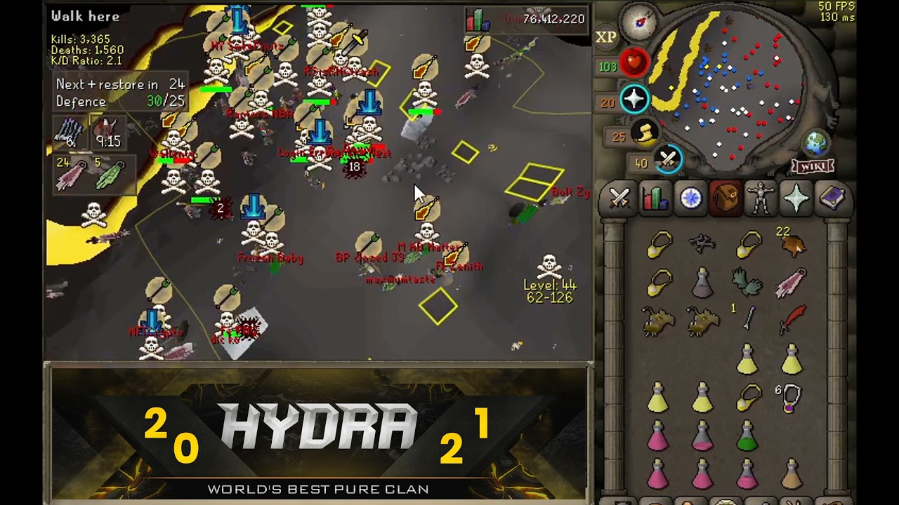 HYDRA PURE CLAN (Osrs) - FINAL WARS OF 2021 - DECEMBER - YouTube