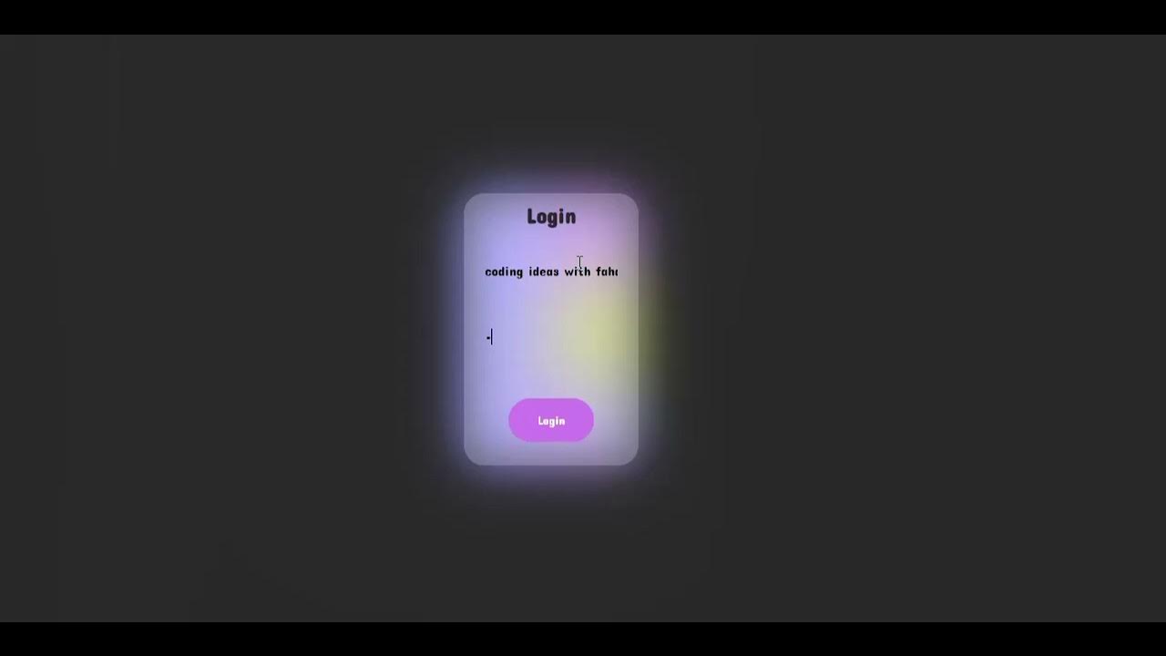 New Login Form Design Using Html And Css Ui Design Codingpolar Youtube