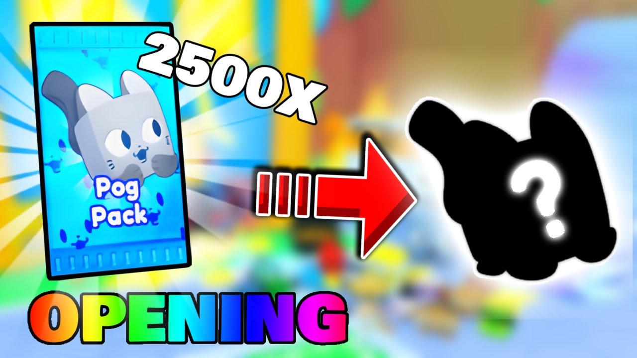 I Opened The New huge Pog Pet packs | Pet Simulator 99 - YouTube