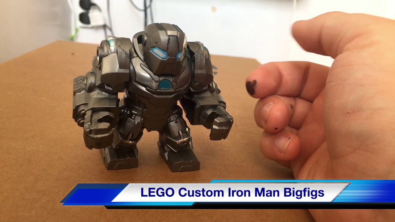 Lego Custom Iron Man Big Figs review - YouTube
