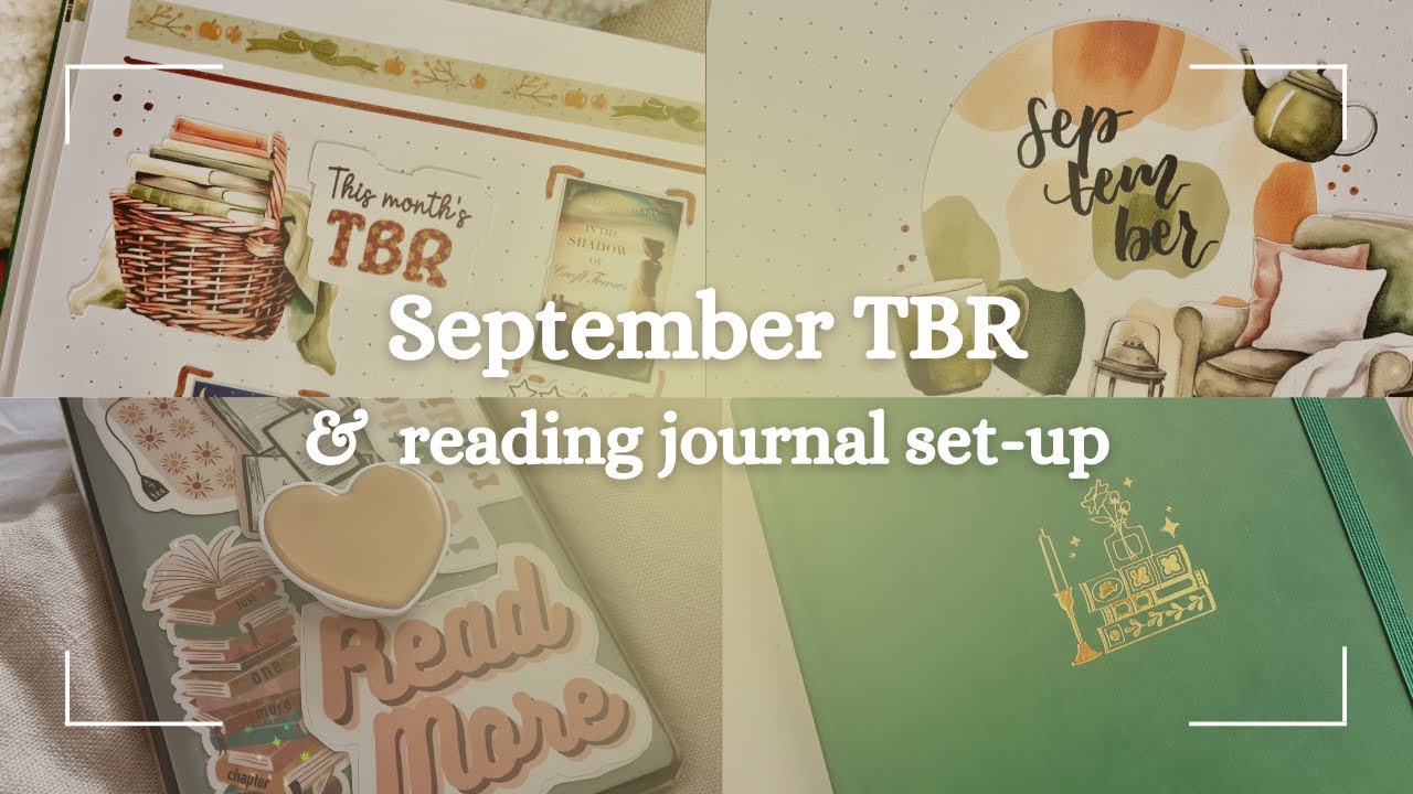 September TBR & Reading Journal Set-up - YouTube