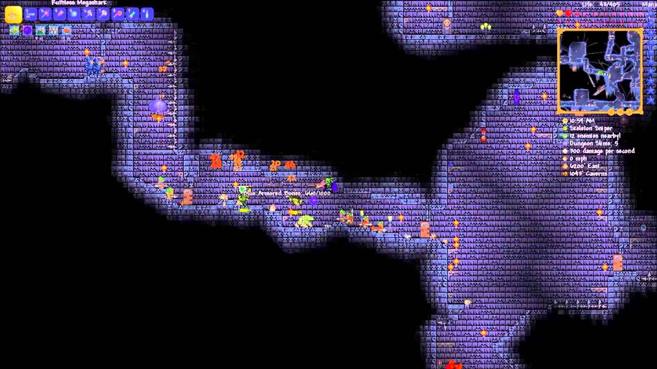 Terraria 1.3 Expert Mode 55 - TIKI ARMOR and Dungeon punishment. - YouTube