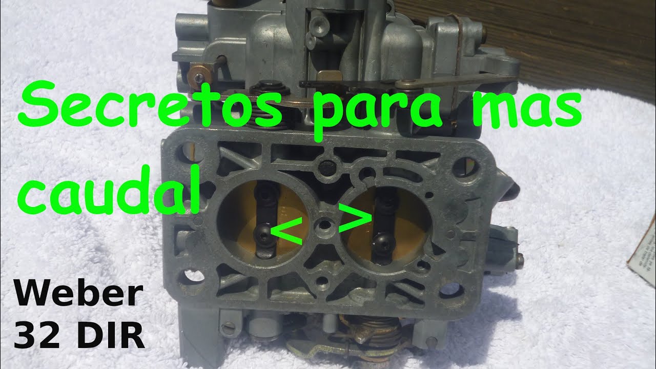 Diagrama De Carburador Weber De 2 Cuerpos