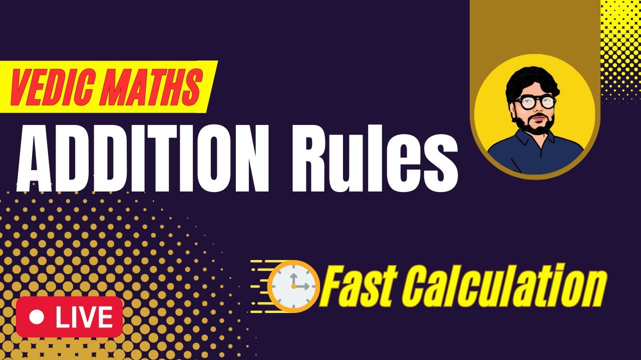 Unlock Vedic Maths: Add in Seconds with Incredible Rule - YouTube