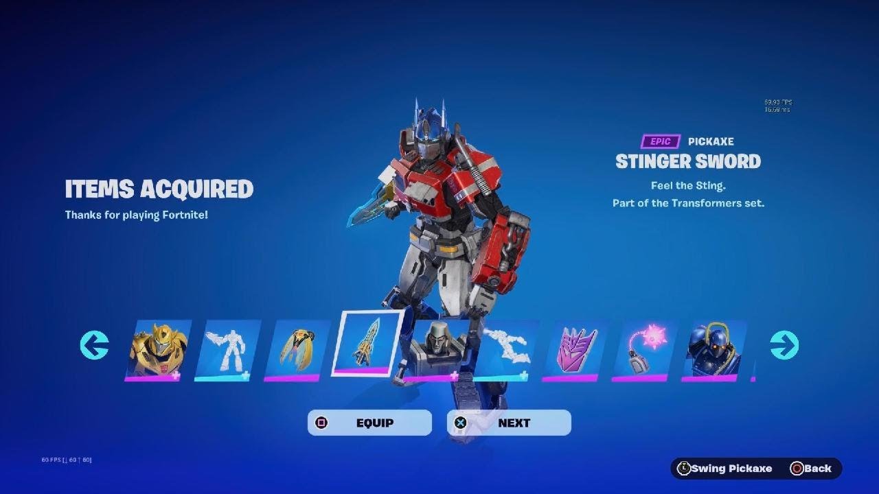Transformer pack fortnite - YouTube