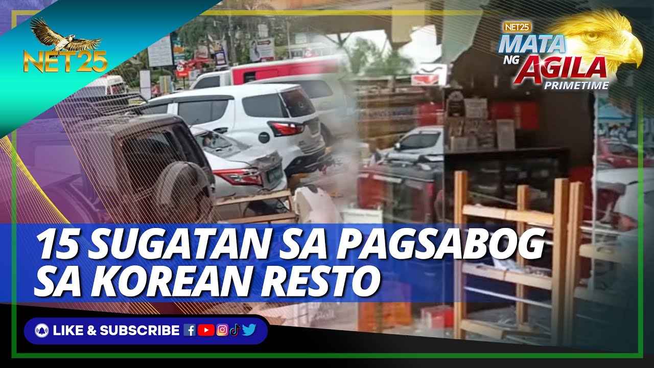 15 sugatan sa pagsabog sa Korean resto sa Calapan City, Oriental ...