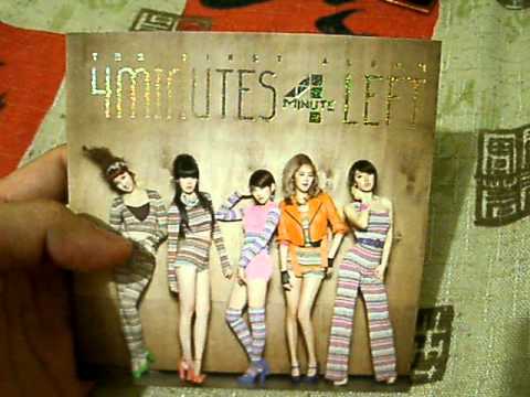4minute (포미닛) 1st Album - 4minutes Left Unboxing & Review - YouTube