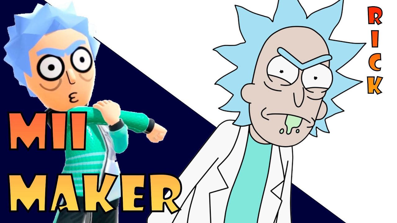 How to Make a Rick Nintendo Switch Mii - YouTube