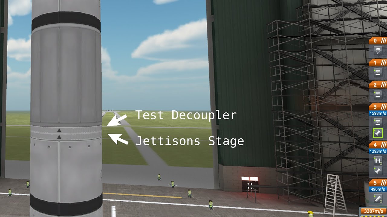 KSP 1 Decoupler Test - YouTube