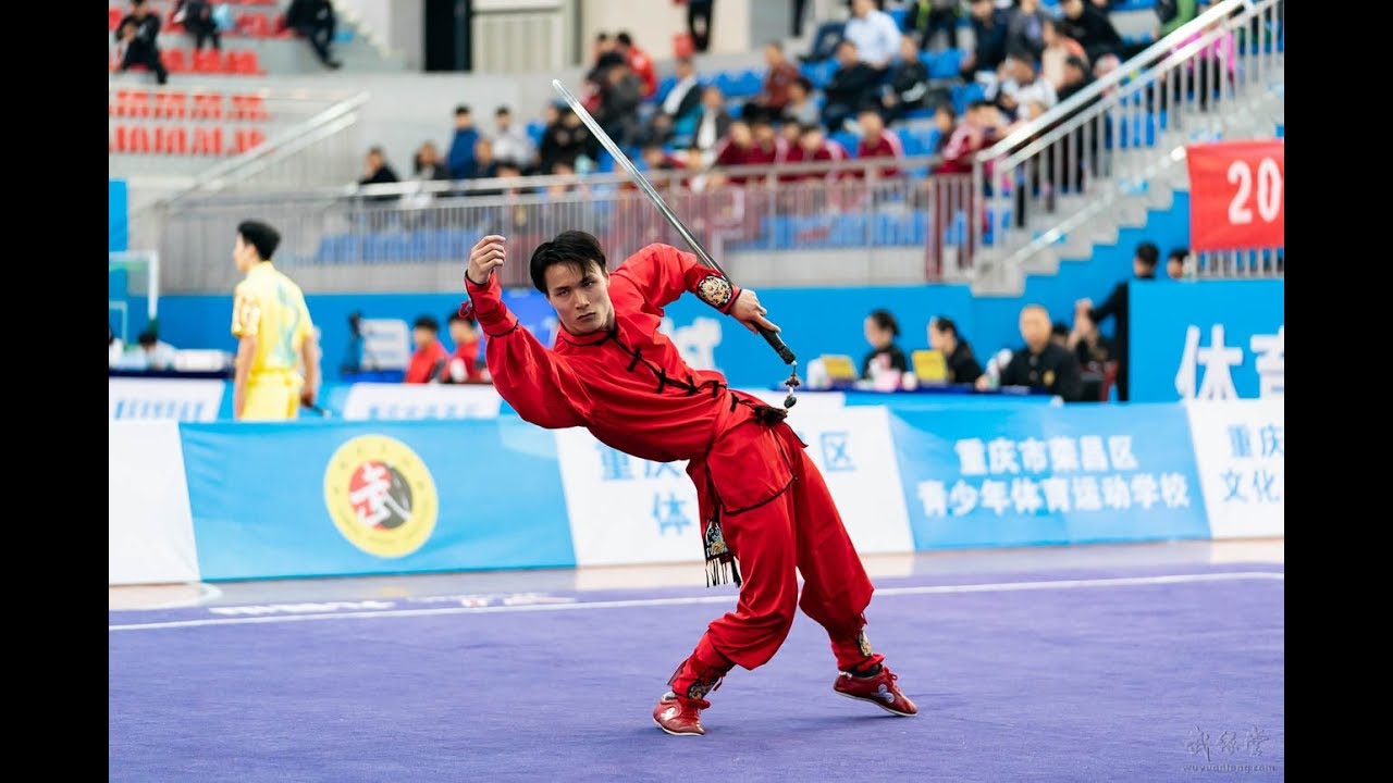 Men's Drunken Sword 男子醉剑 第8名 湖北队 邵年丰8.99分 2019年全国武术套路冠军赛(传统项目) - YouTube