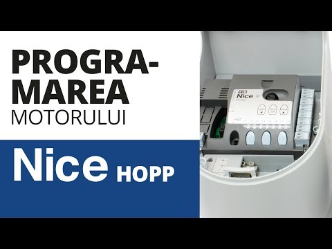 Cum sa programam motorul NICE HOPP
