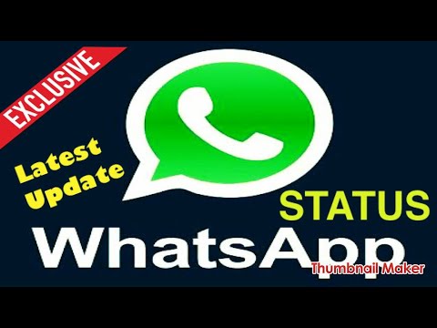 Whatsapp Latest Update (STATUS)2017 must watch this video