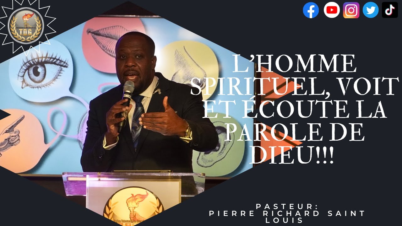 L’HOMME SPIRITUEL, VOIT ET ÉCOUTE LA PAROLE DE DIEU!!! | PASTEUR ...