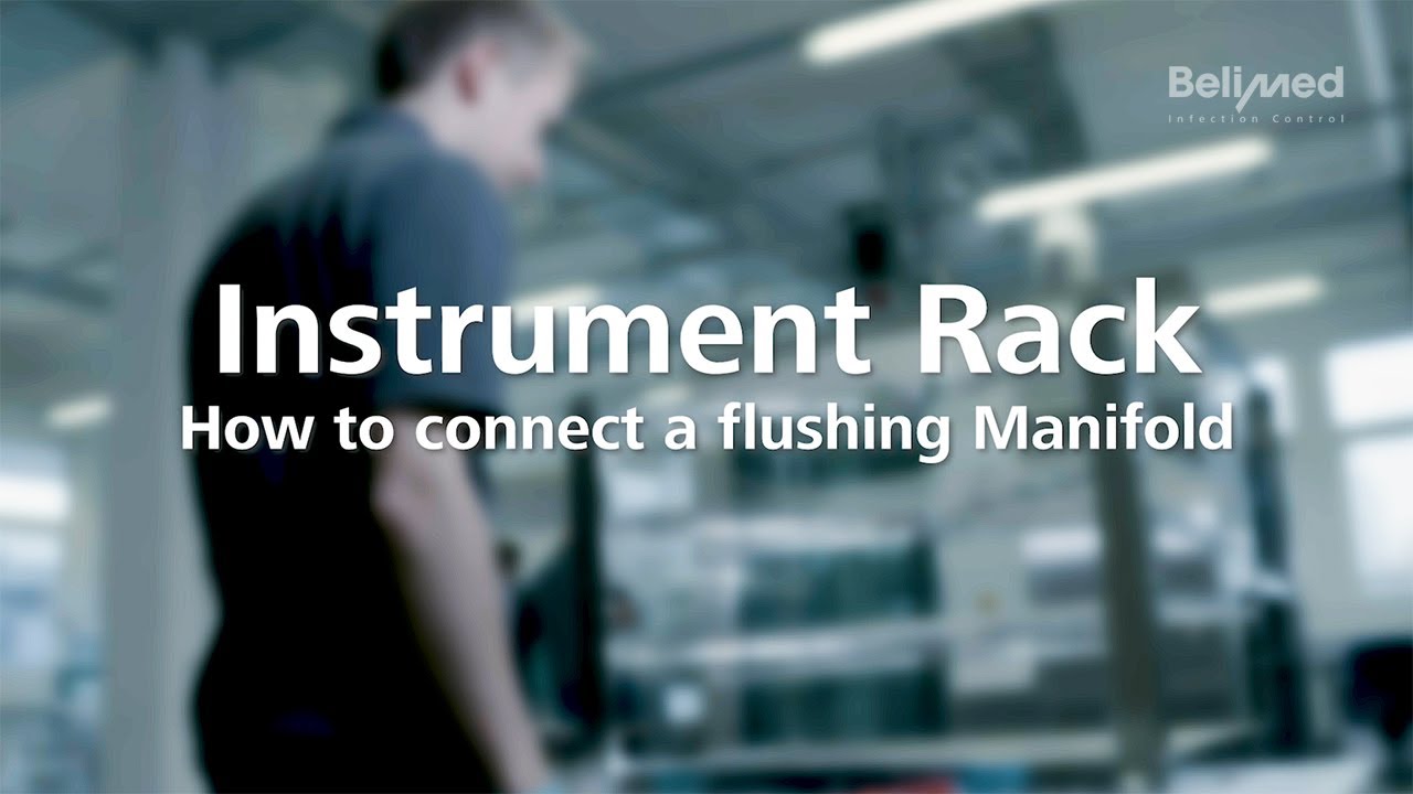 Instrument Rack - How to connect a flushing manifold - YouTube