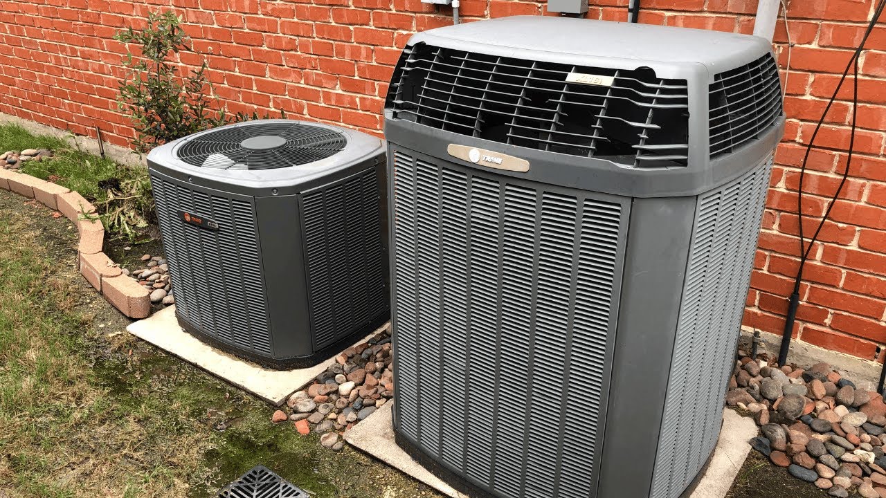 2007 Trane XL16i & 2012 XR15 Central Air Conditioners - Startup ...