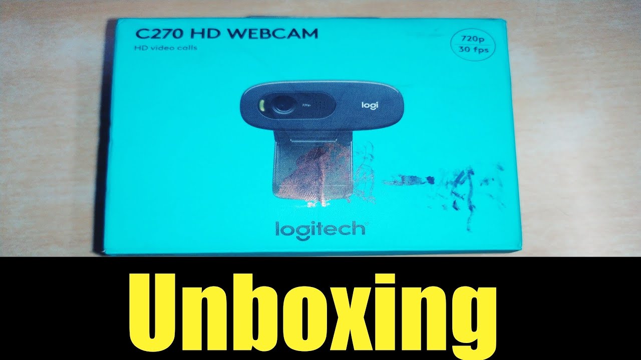 Logitech C270 HD webcam unboxing and review, Logitech C270 HD webcam ...