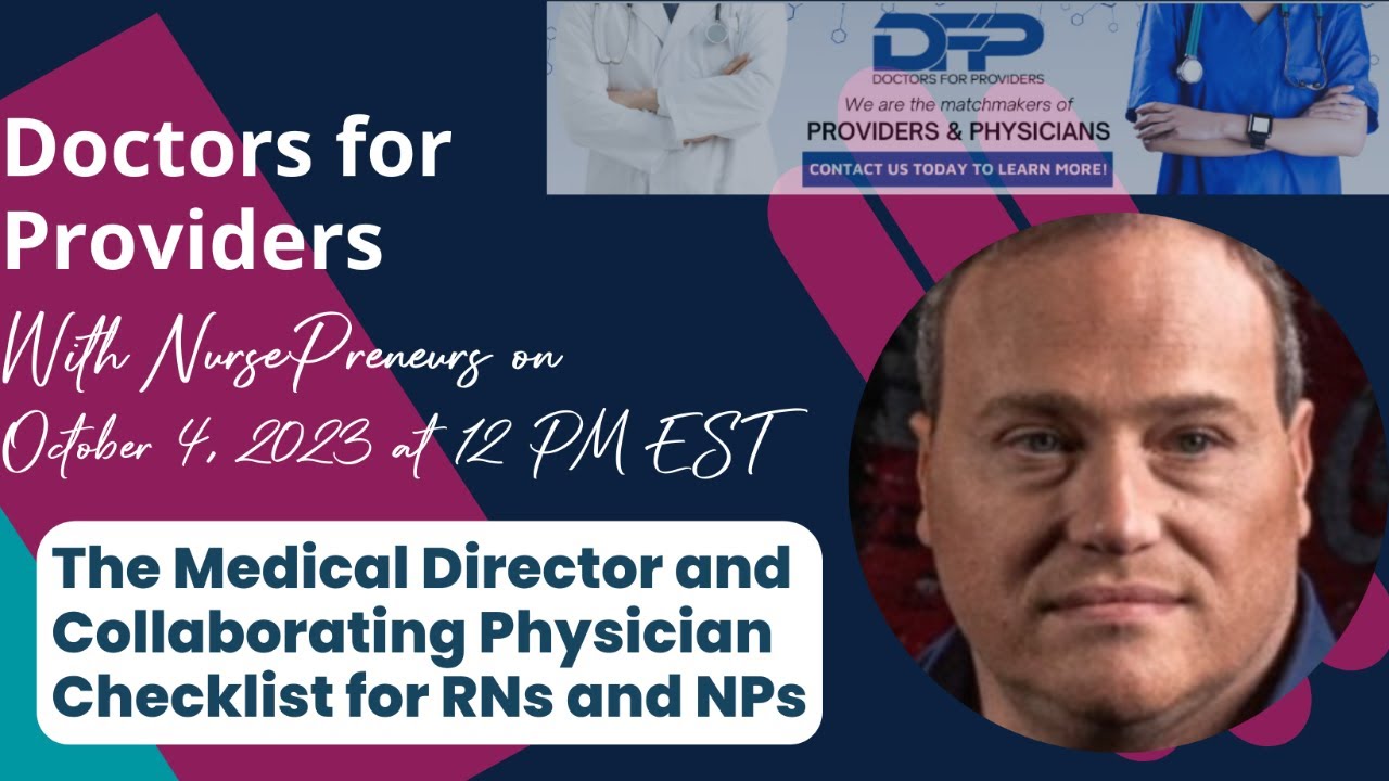 The Medical Director & Collaborating Physician Checklist for RNs & NPs ...